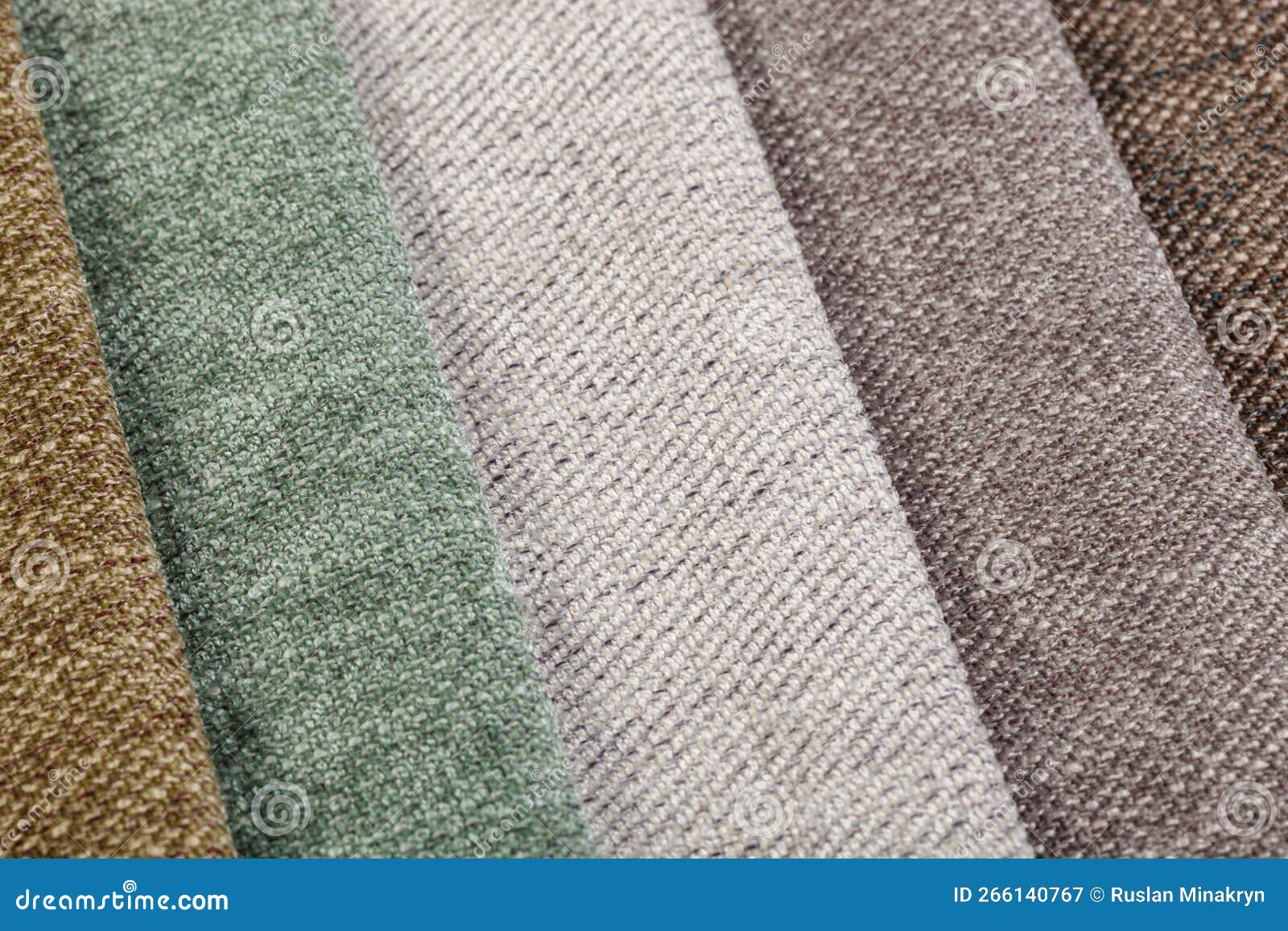 Different Samples of Textured Fabric Stock Image - Image of green ...