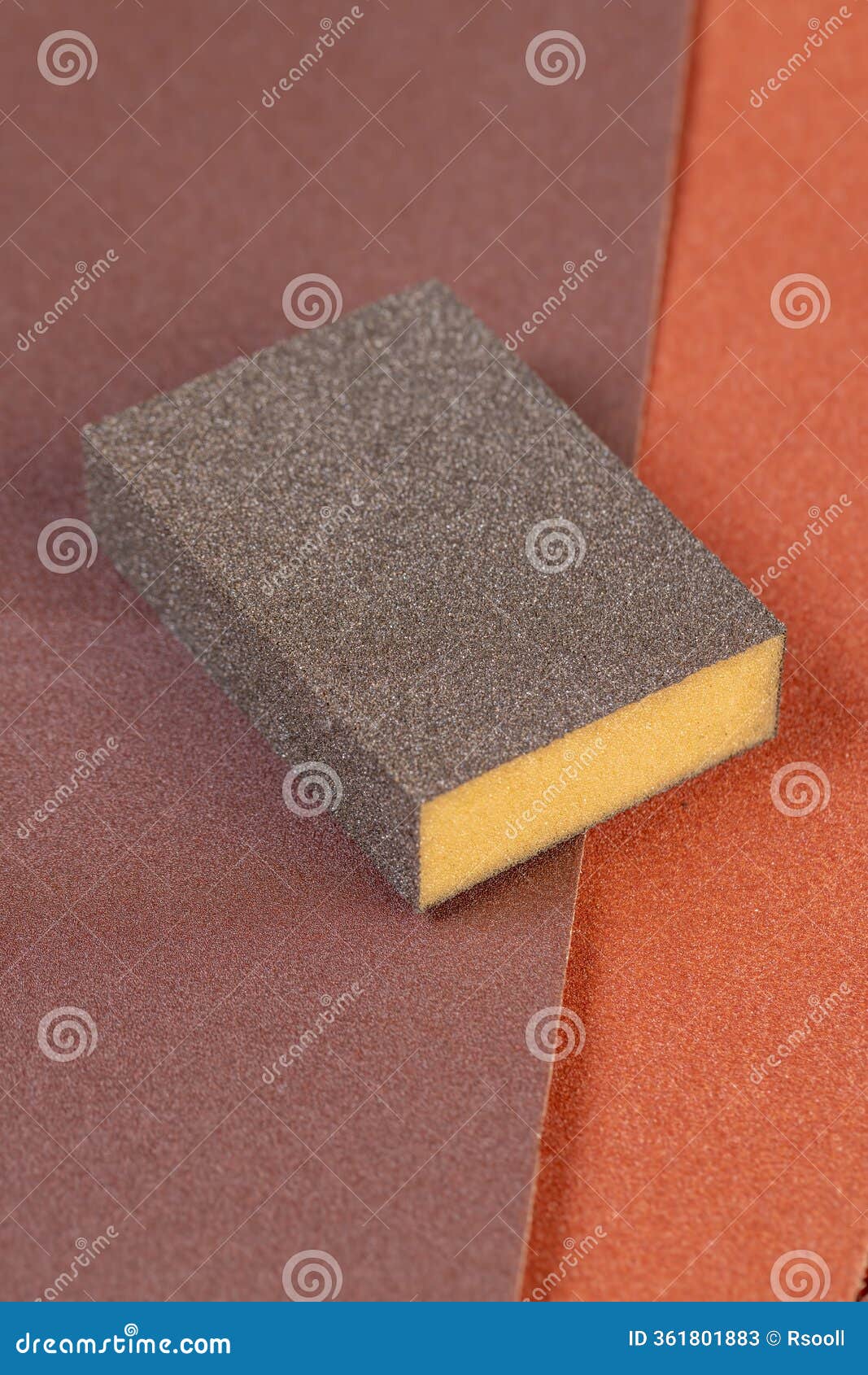 Several Different Sheets of Sandpaper for Metal or Wood Processing ...