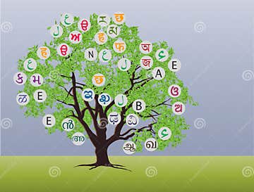 Different Scripts Used in India Stock Vector - Illustration of malyalam ...