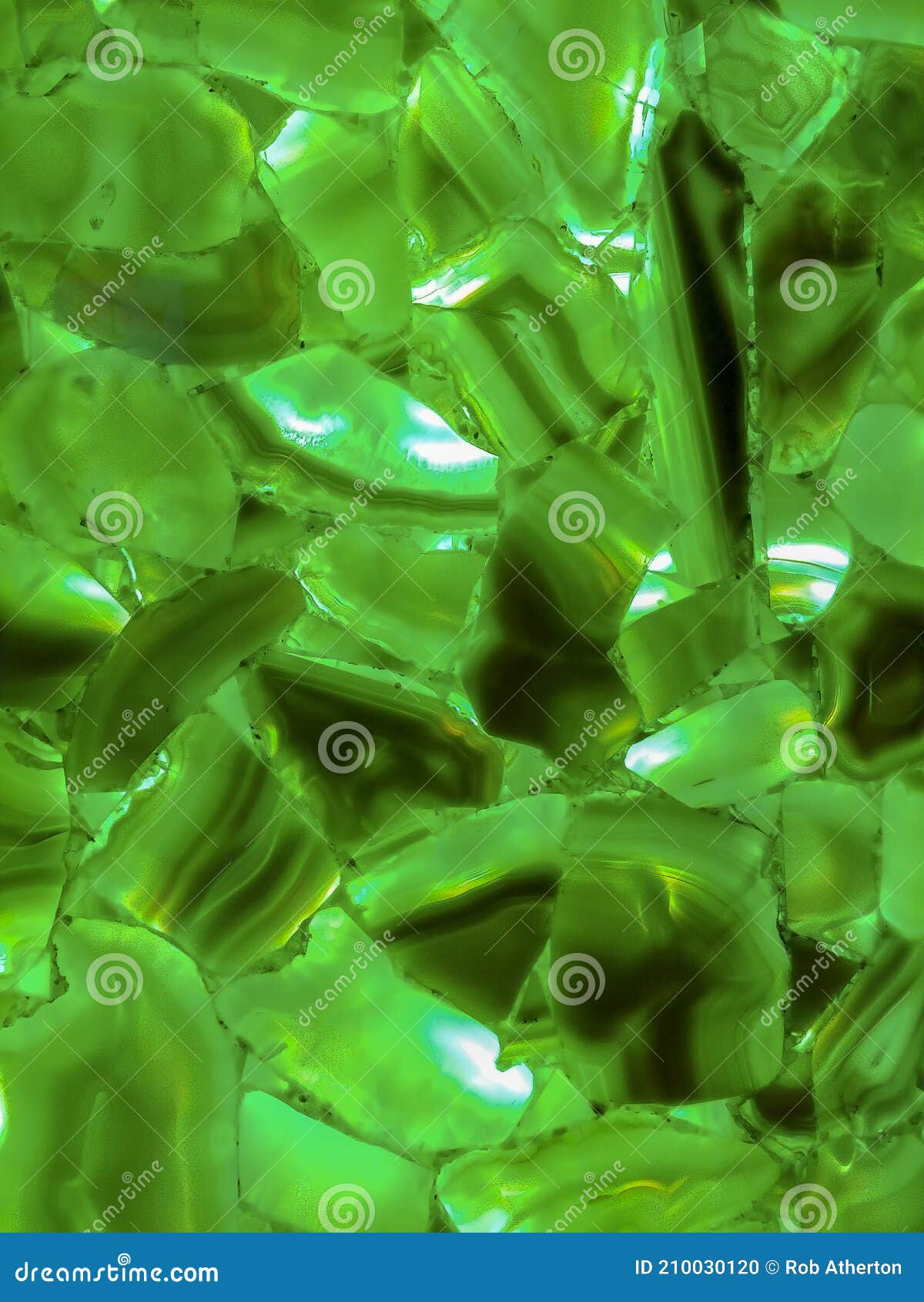 Shades of Green Gemstone Pattern Background Stock Illustration ...