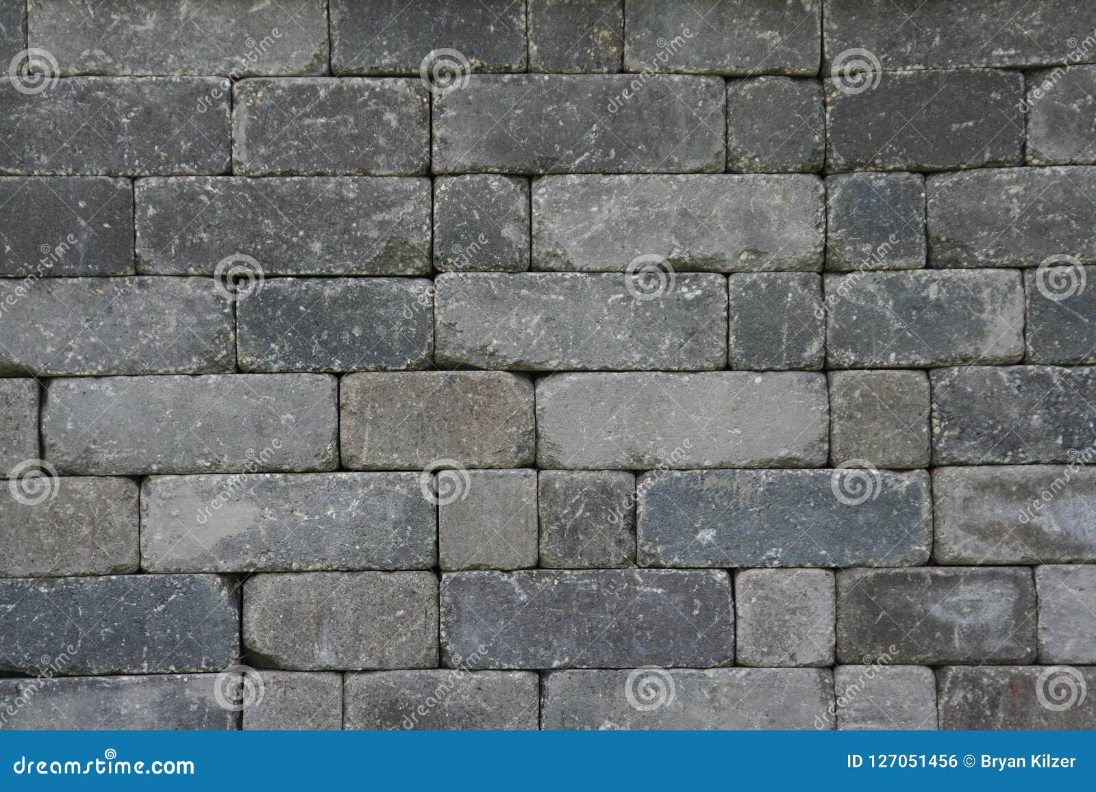 Grey Brick Texture stock photo. Image of hard, design - 127051456