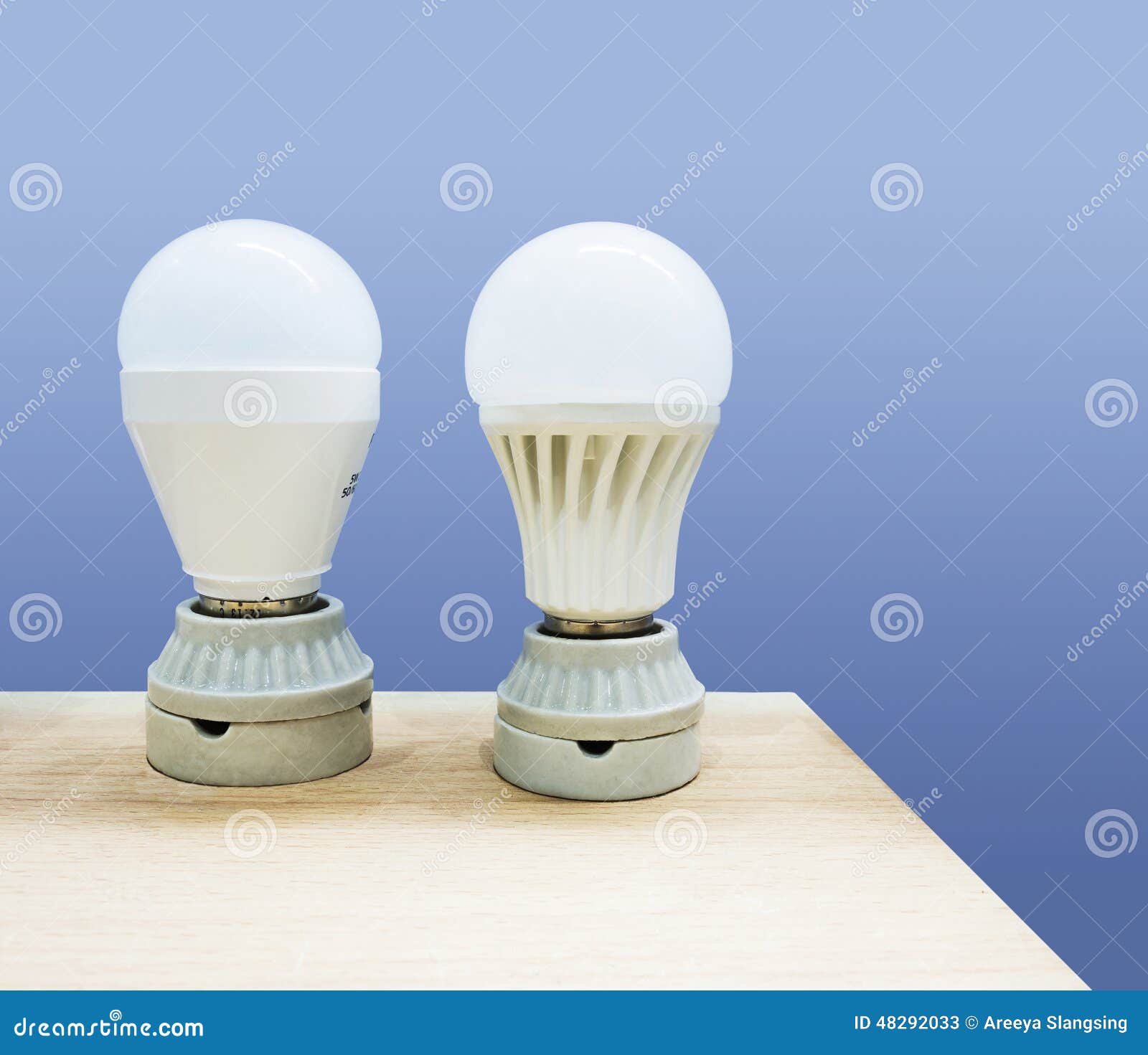 Different Shape of High Efficiency LED Light Bulb Stock Image - Image ...