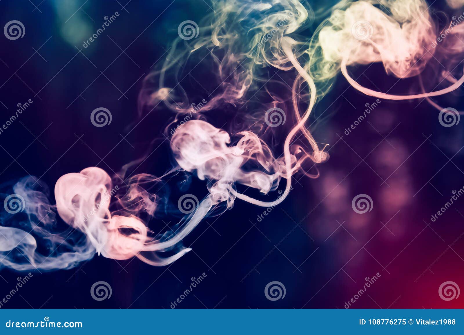 Colorful smoke. stock image. Image of mass, fume, smoke - 108776275