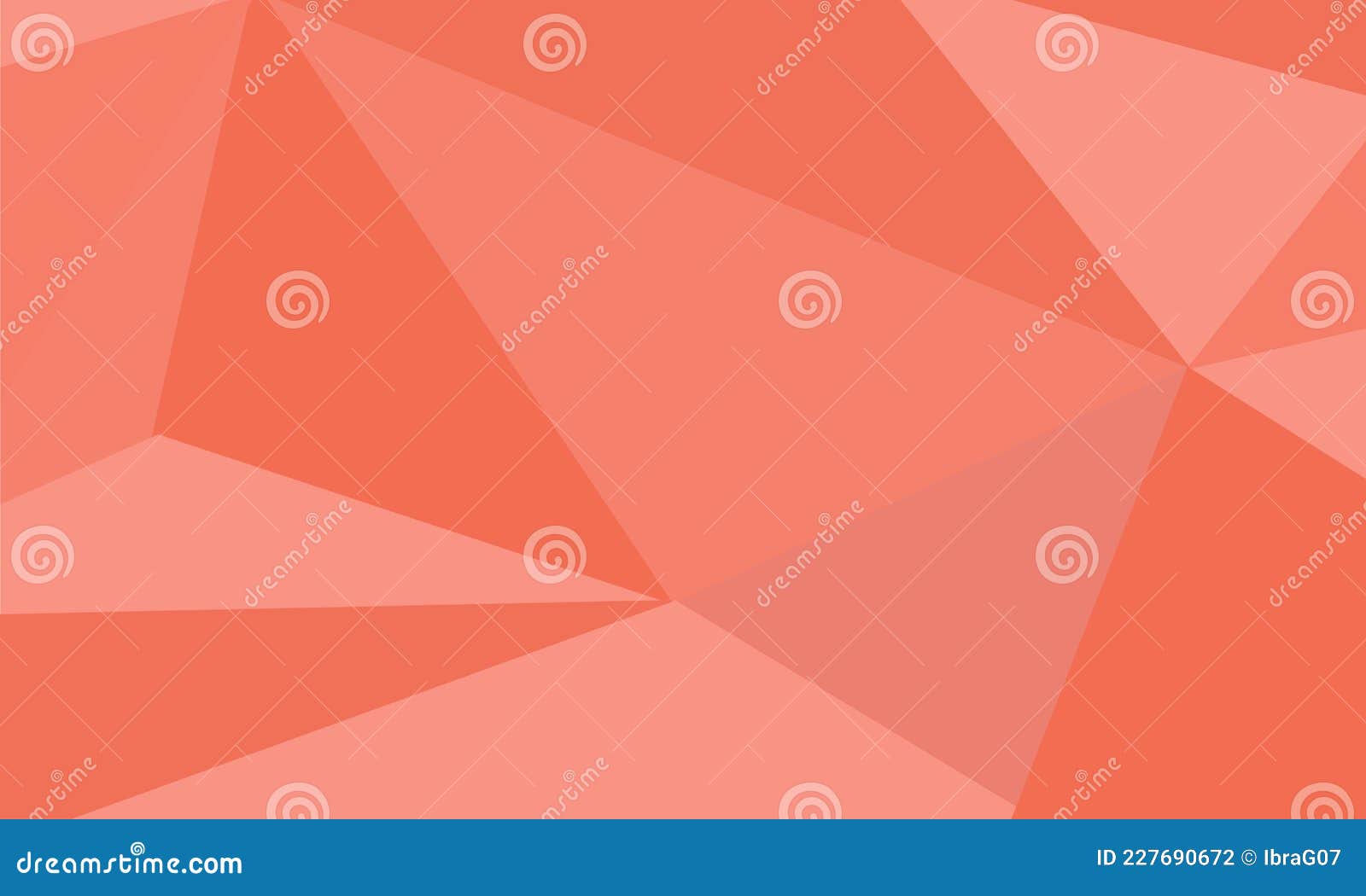Different Shapes of Orange Triangles Pattern Stock Vector ...