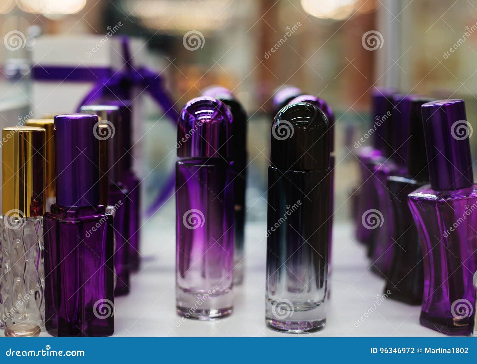 Different Shapes of Perfume Stock Photo - Image of clean, expensive ...