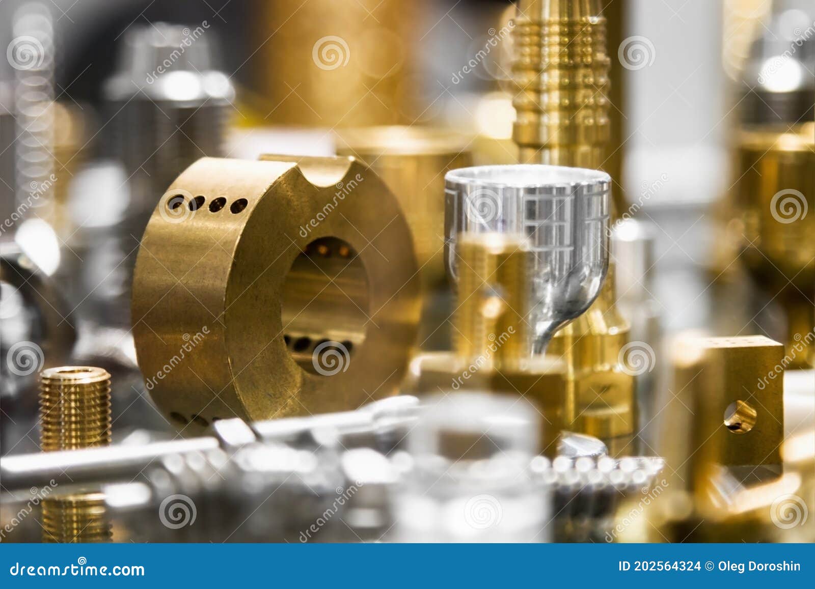 Different Shapes and Sizes of Parts Turned on a Lathe or Milling ...
