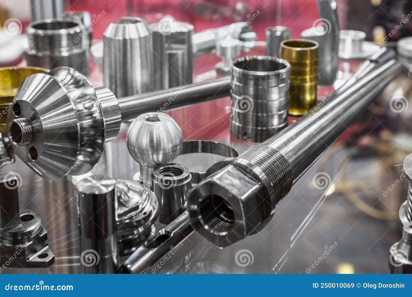 Different Shapes and Sizes of Parts Turned on a Lathe or Milling ...