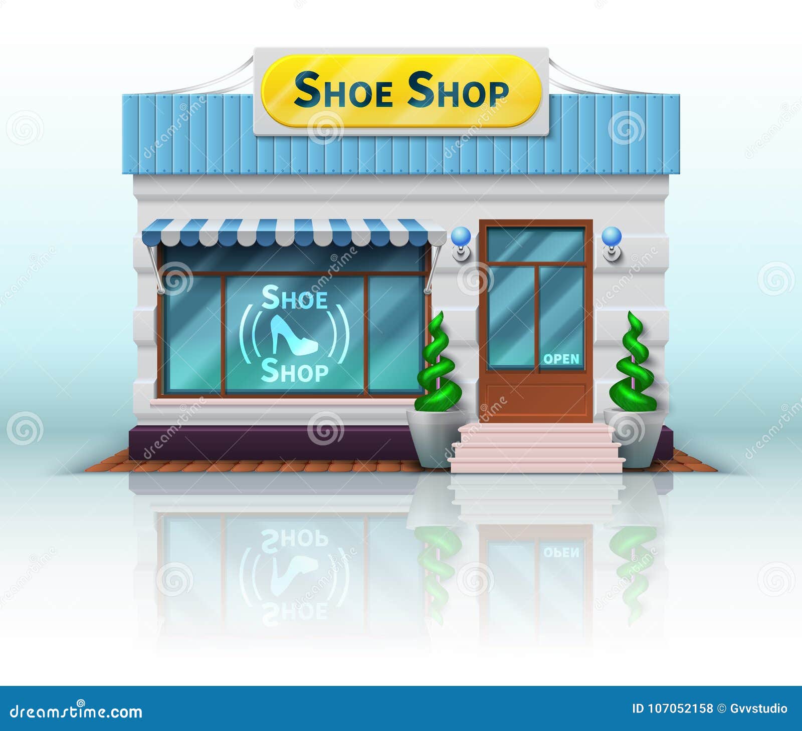 Different Shop And Store Label And Sticker Design Vector Set ...