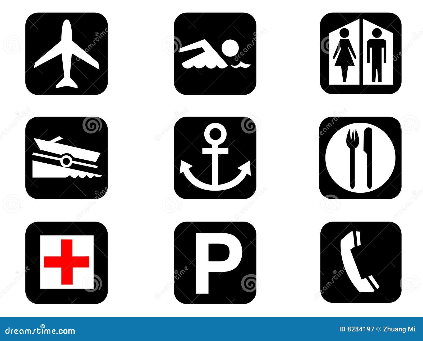 Different sign stock vector. Illustration of sign, access - 8284197