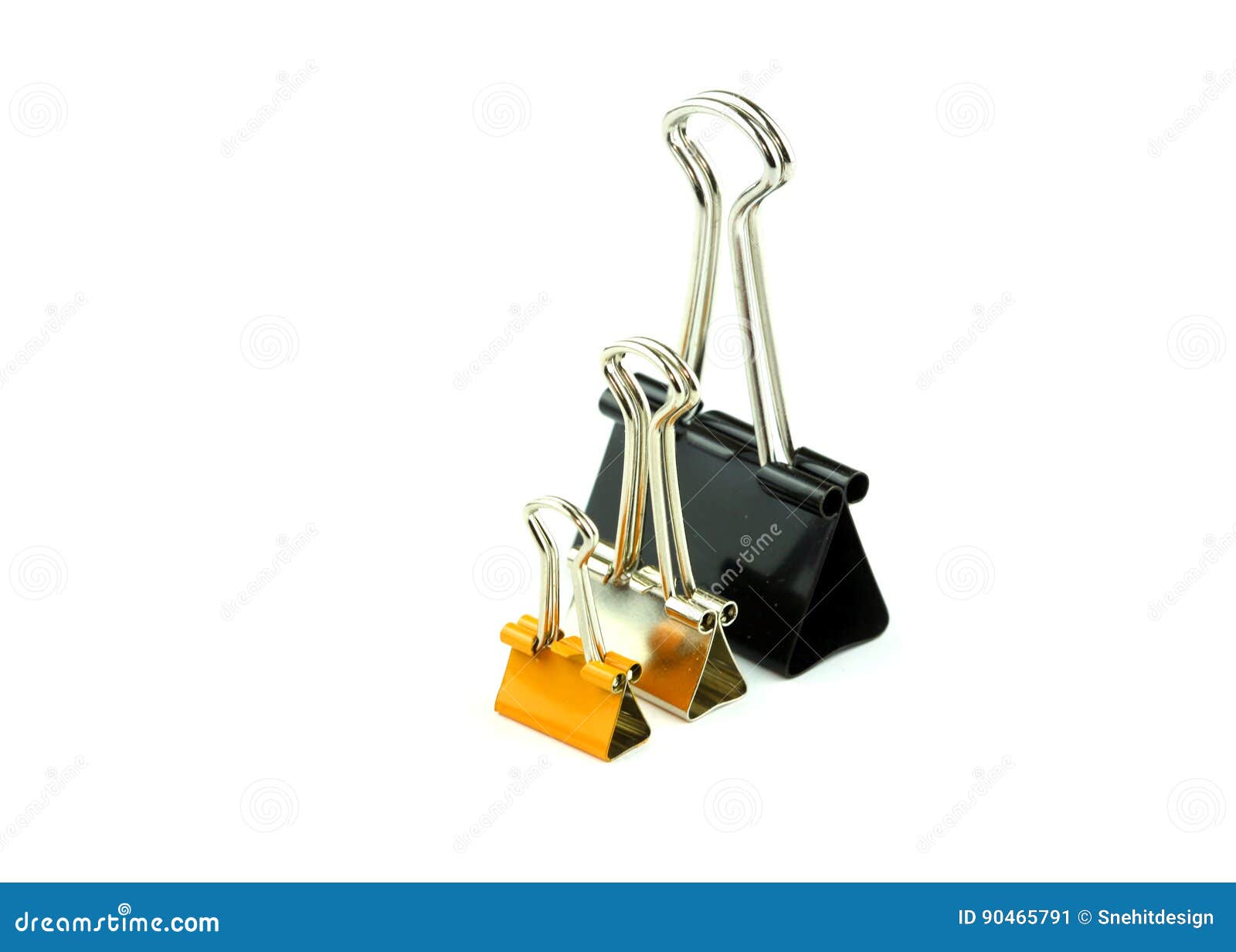 Different size paper clips stock image. Image of blue - 90465791