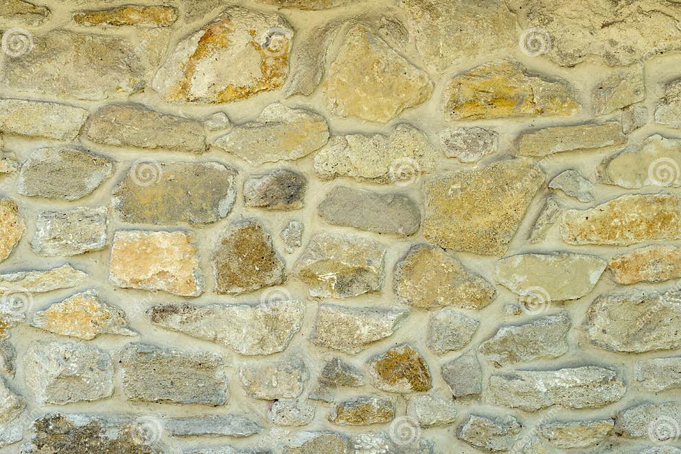 Different Size Stone Blocks Wall As Background Stock Photo - Image of ...