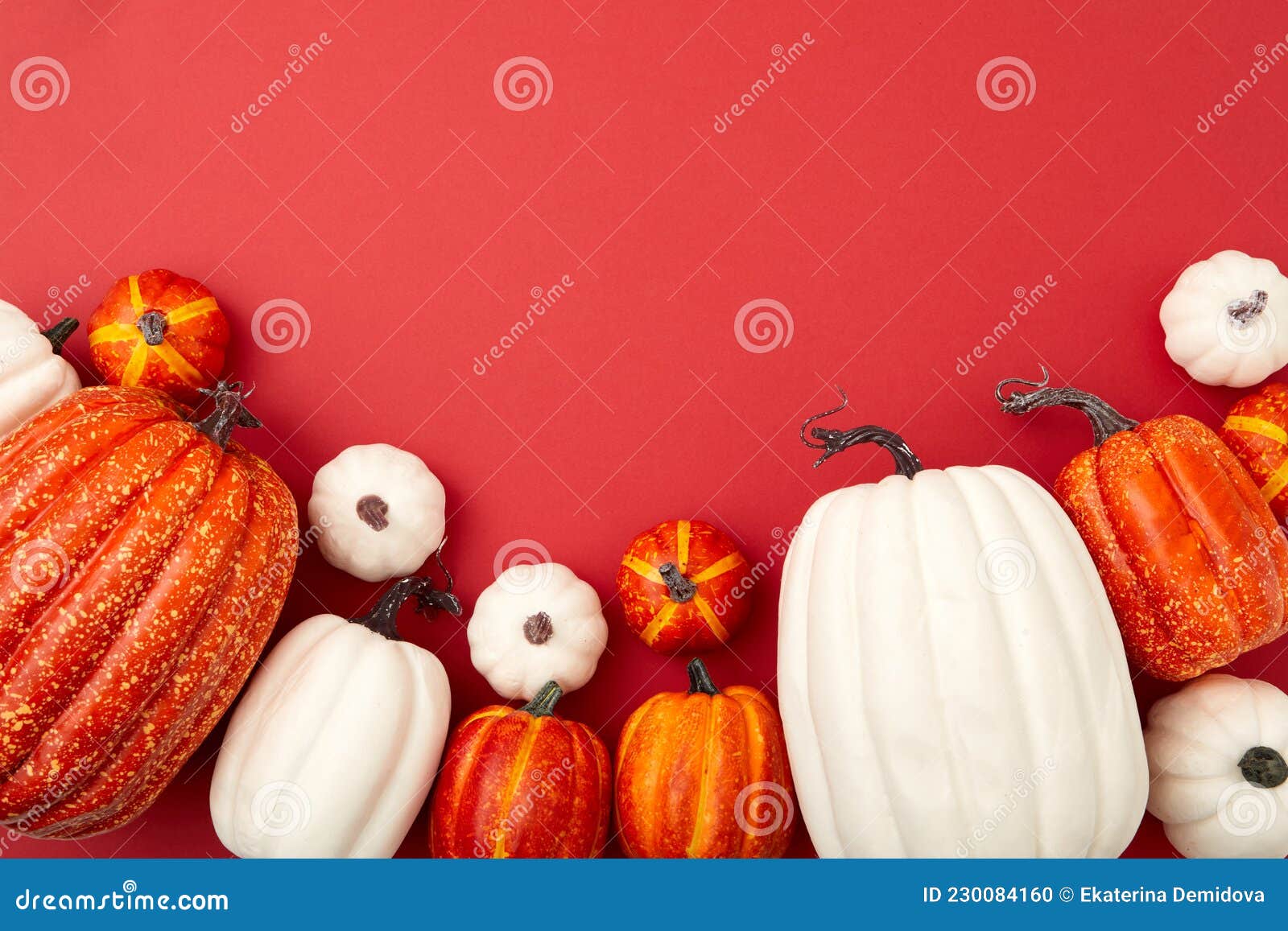 Different Sizes of White and Orange Flatlay Stock Photo - Image of view ...