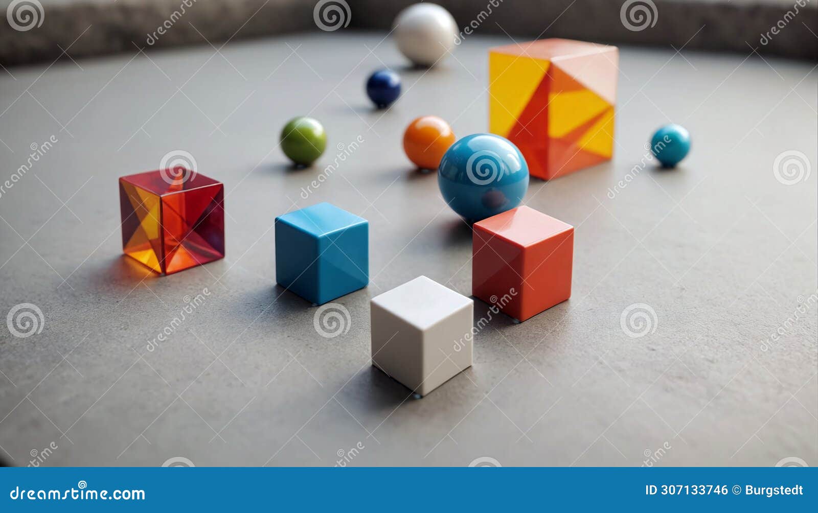 Different Sized and Different Colored Geometric Shapes for Learning ...