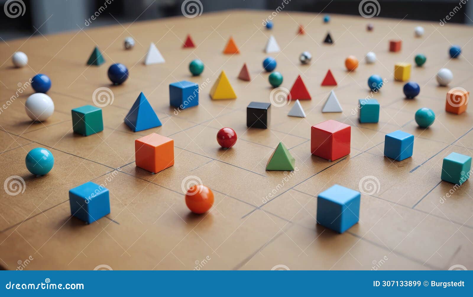 Different Sized and Different Colored Geometric Shapes for Learning ...