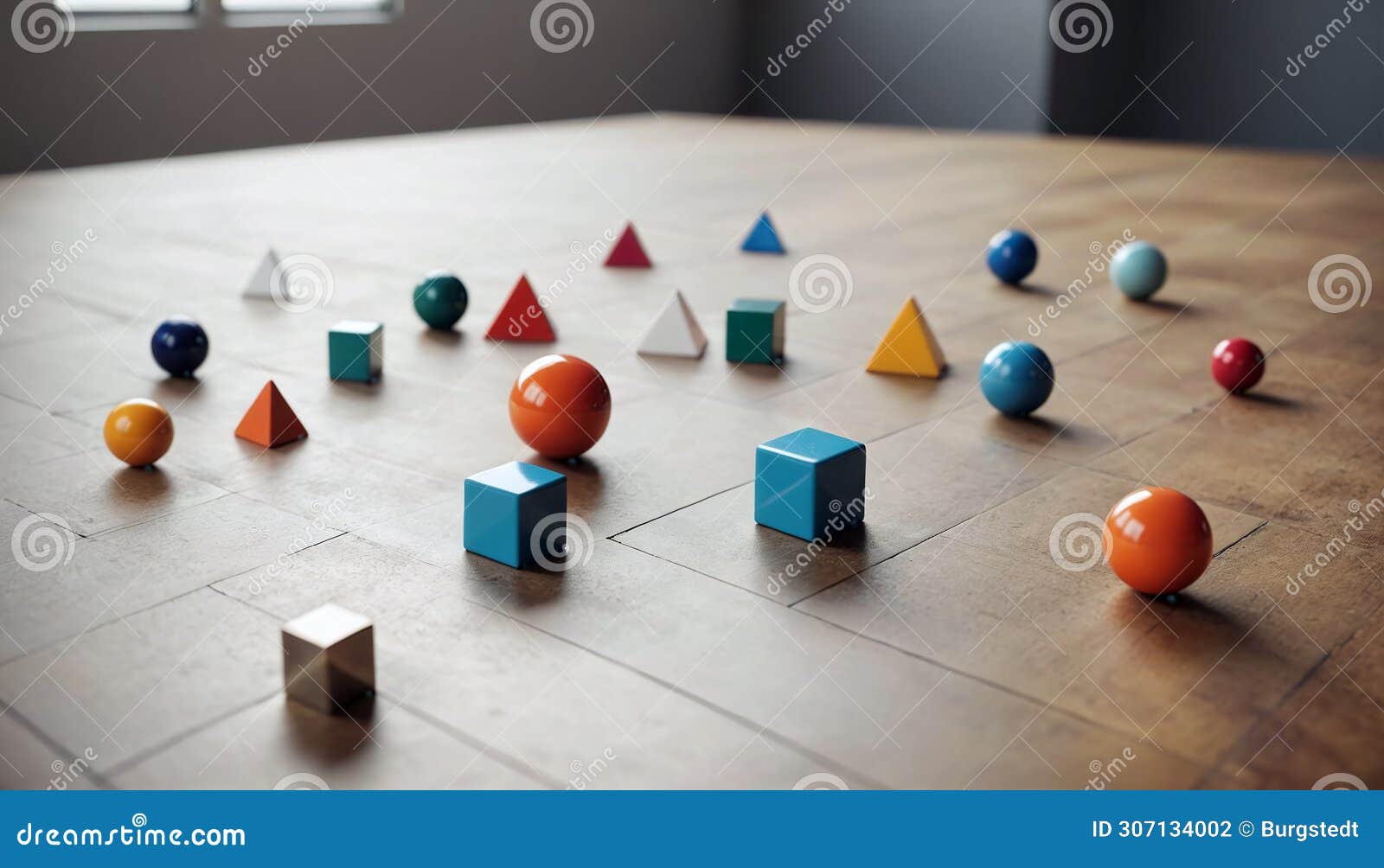 Different Sized and Different Colored Geometric Shapes for Learning ...