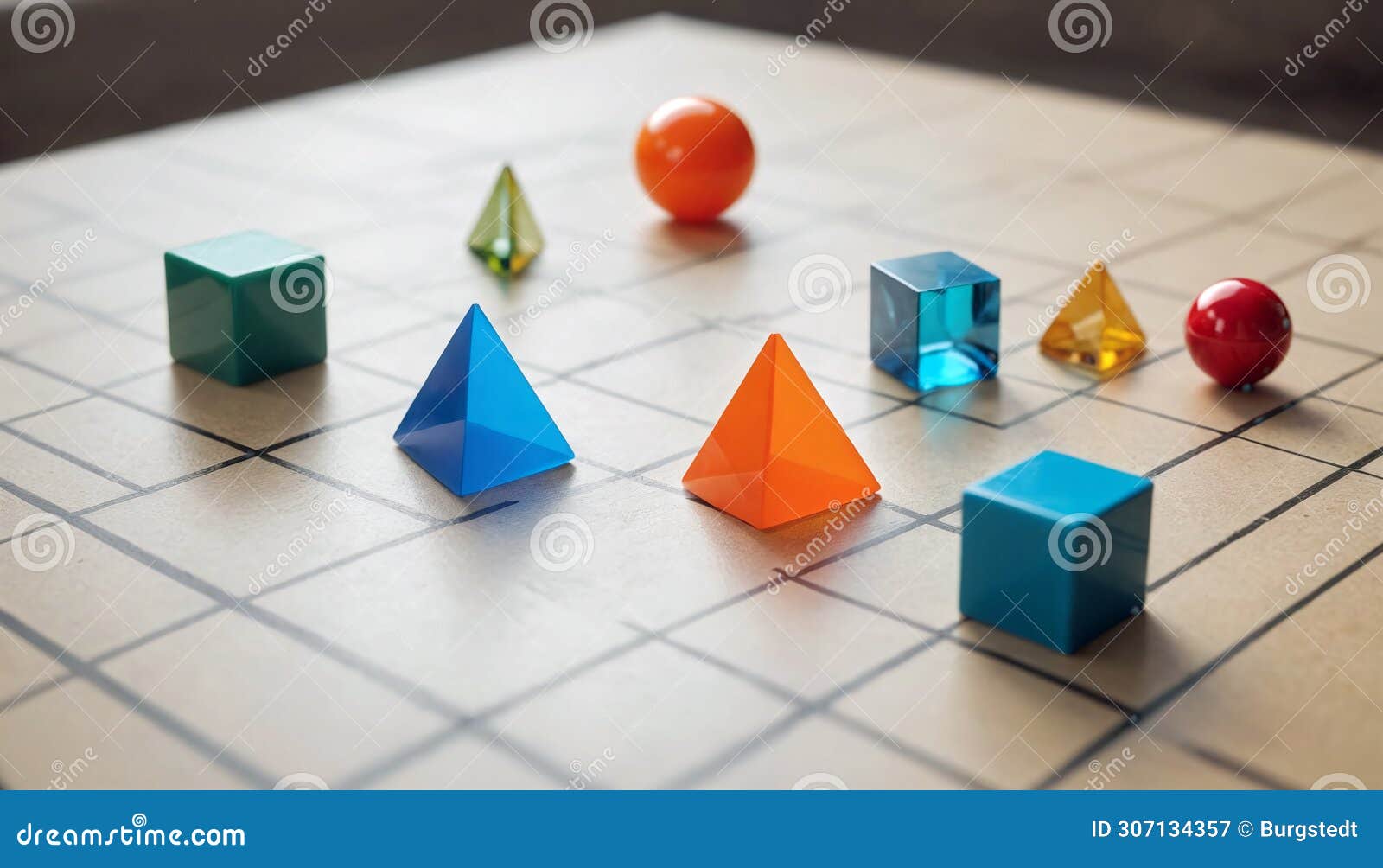 Different Sized and Different Colored Geometric Shapes for Learning ...