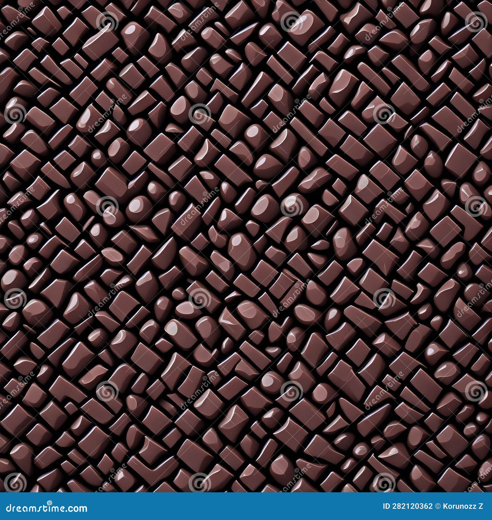 The Beautiful Texture From Chocolates Line Up Together. Stock Image ...