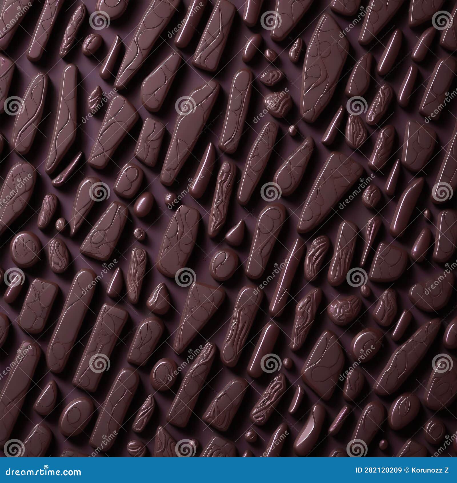 Texture Of Chocolates Royalty-Free Stock Photography | CartoonDealer ...