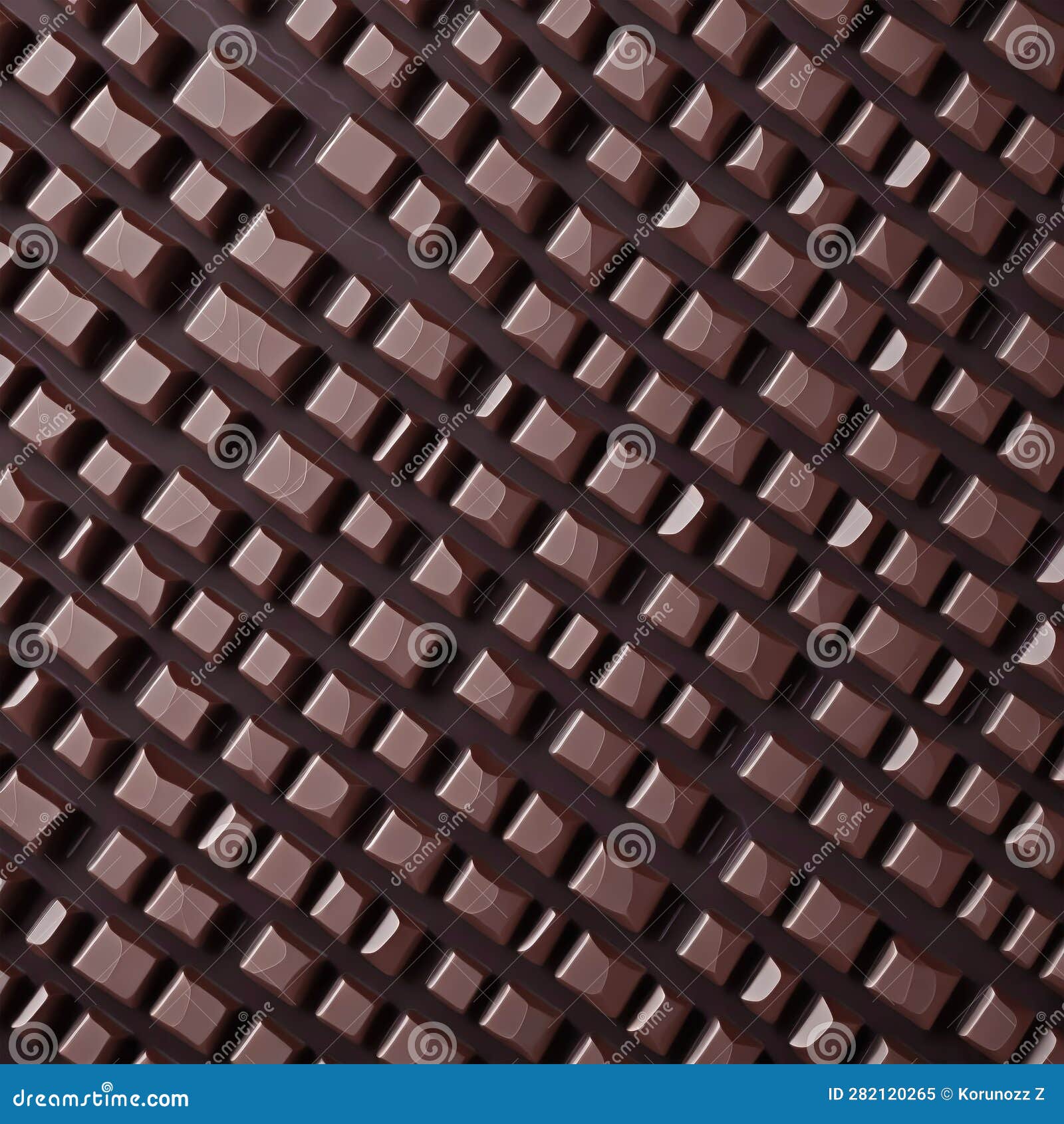 The Beautiful Texture From Chocolates Line Up Together. Stock Image ...