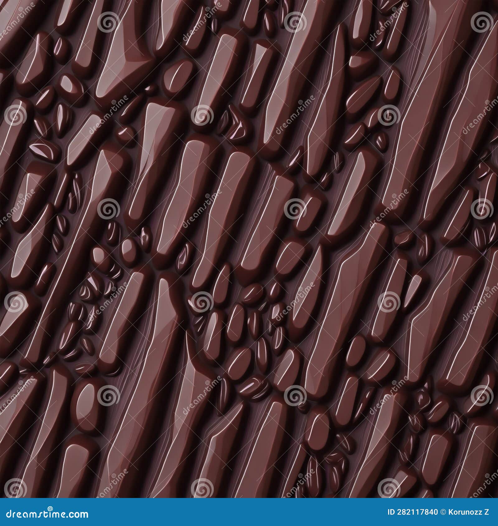 The Beautiful Texture From Chocolates Line Up Together. Stock Image ...