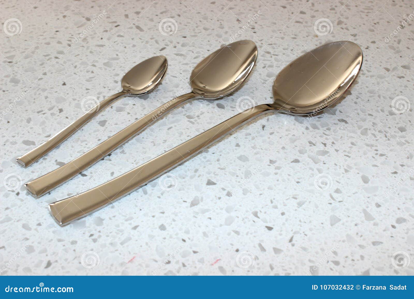 Spoon set stock photo. Image of knife, spoon, sizes - 107032432