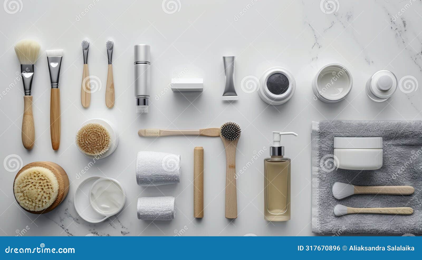 Different Skincare Instruments Arranged on a Modern Vanity, Creating a ...