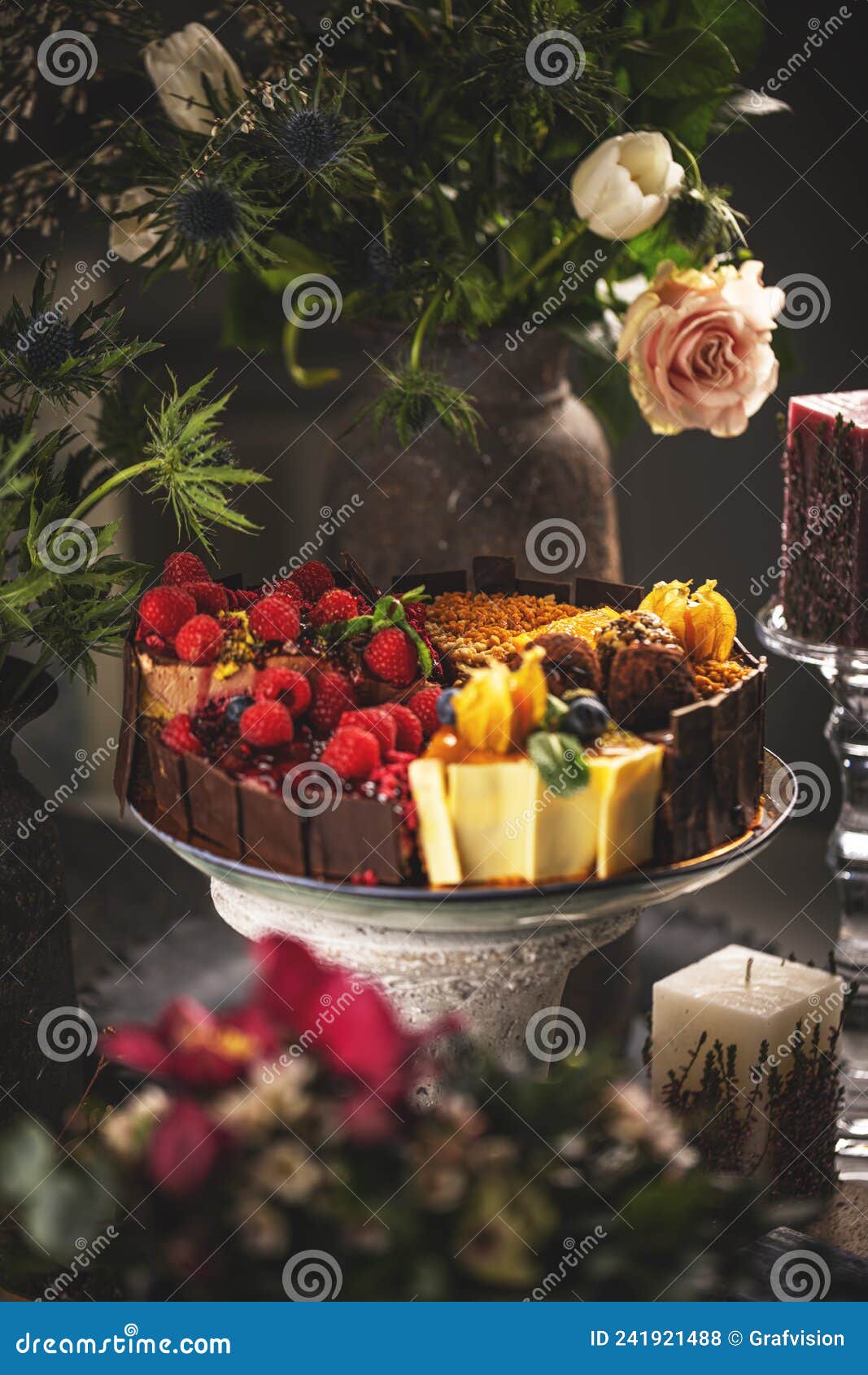 Different Slices of Various Cakes Stock Photo - Image of flavors ...