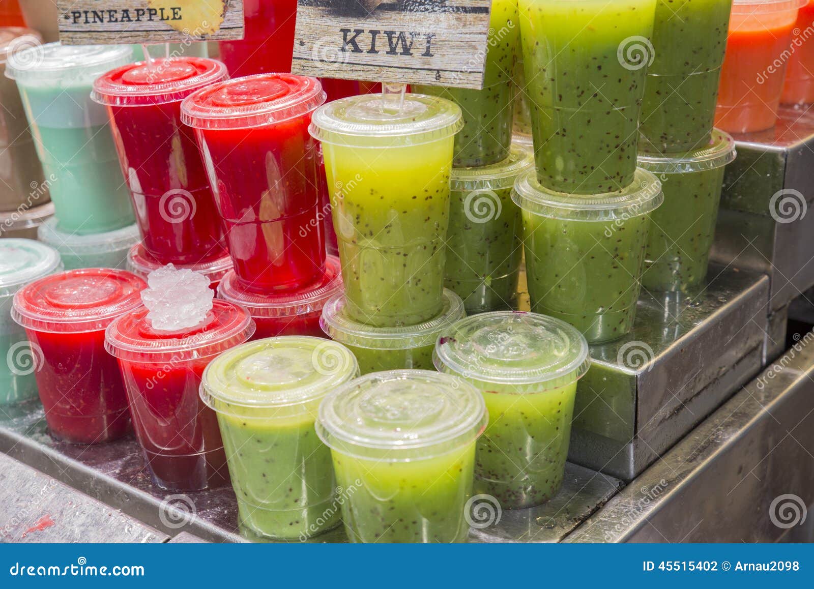Different smoothie flavors stock photo. Image of juice - 45515402