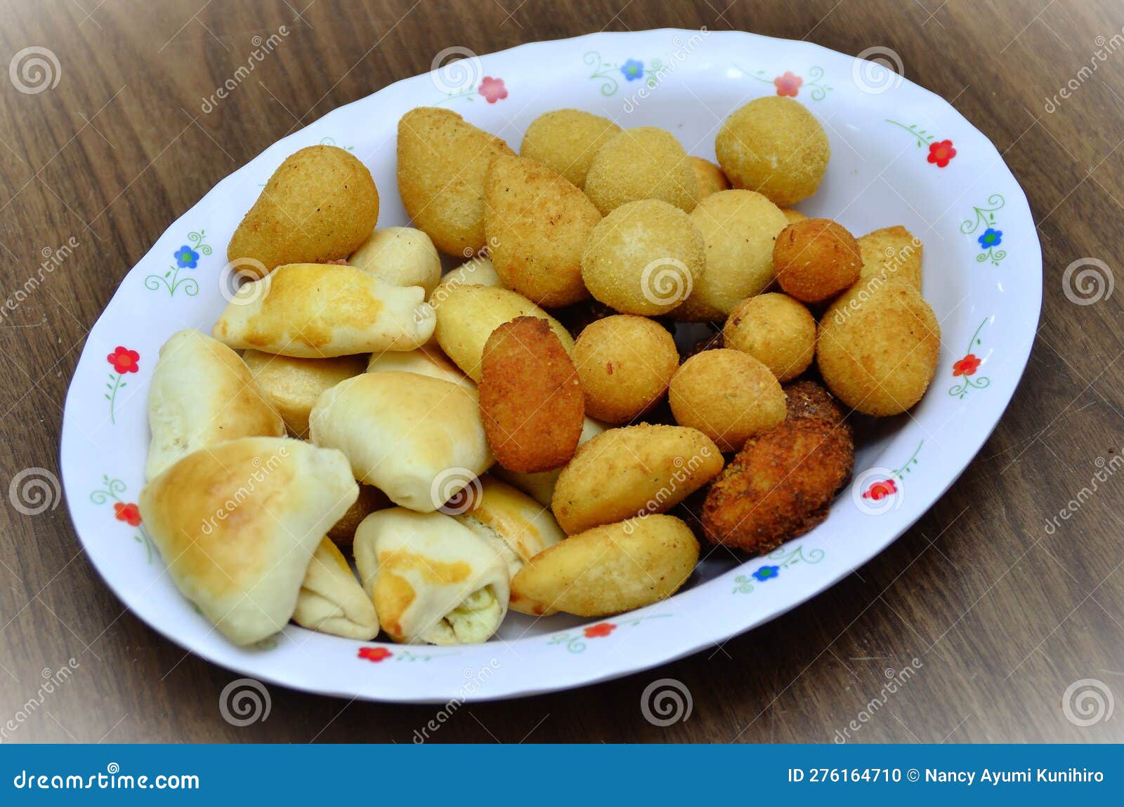 Different Snacks on a Birthday Party Plate Stock Photo - Image of ...