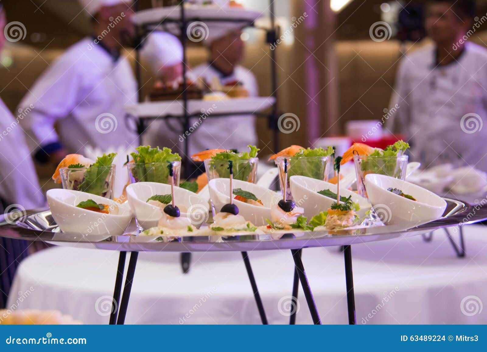Different Snacks for Cocktail Party Stock Photo - Image of finger ...