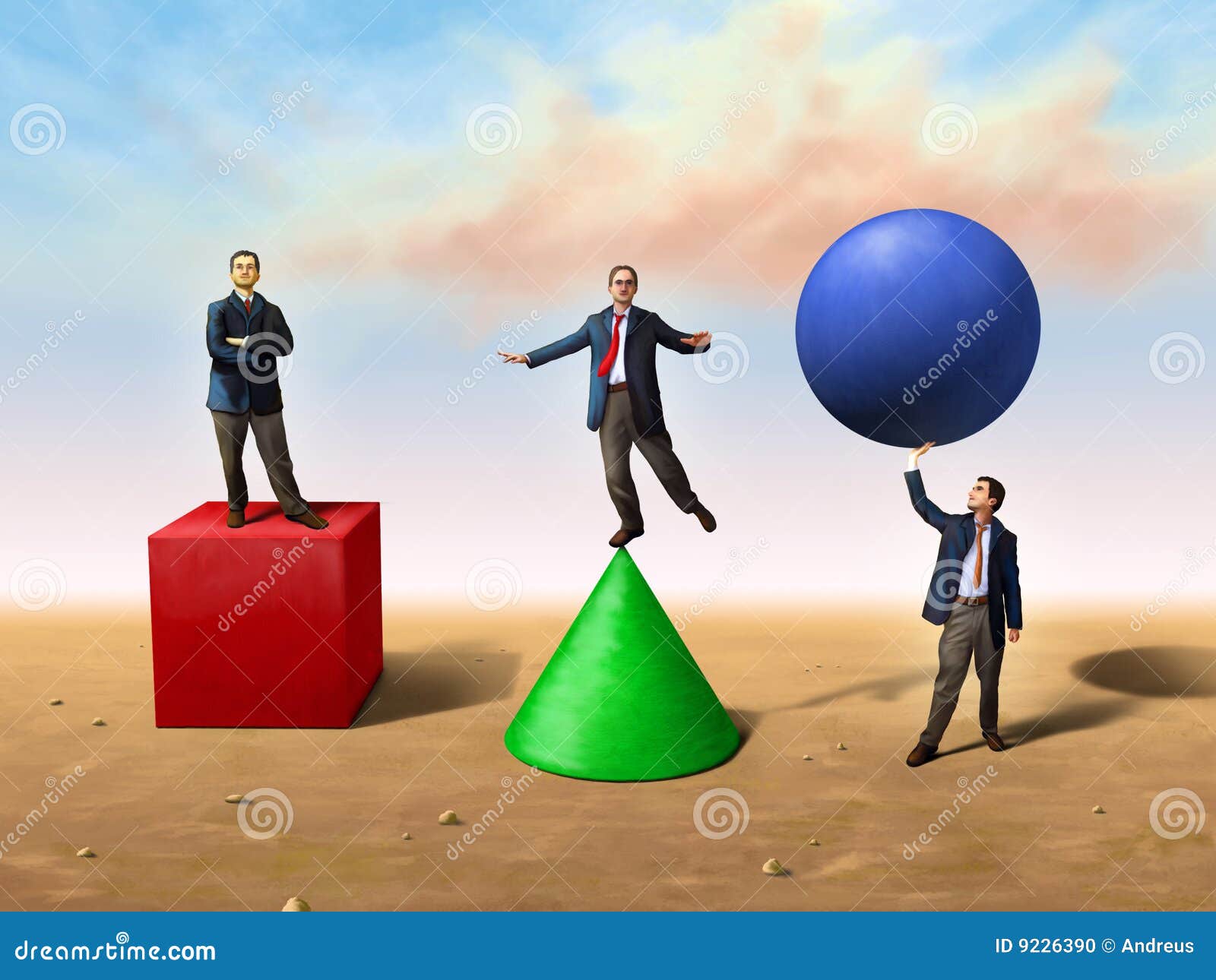 Different solutions stock illustration. Illustration of conceptual ...