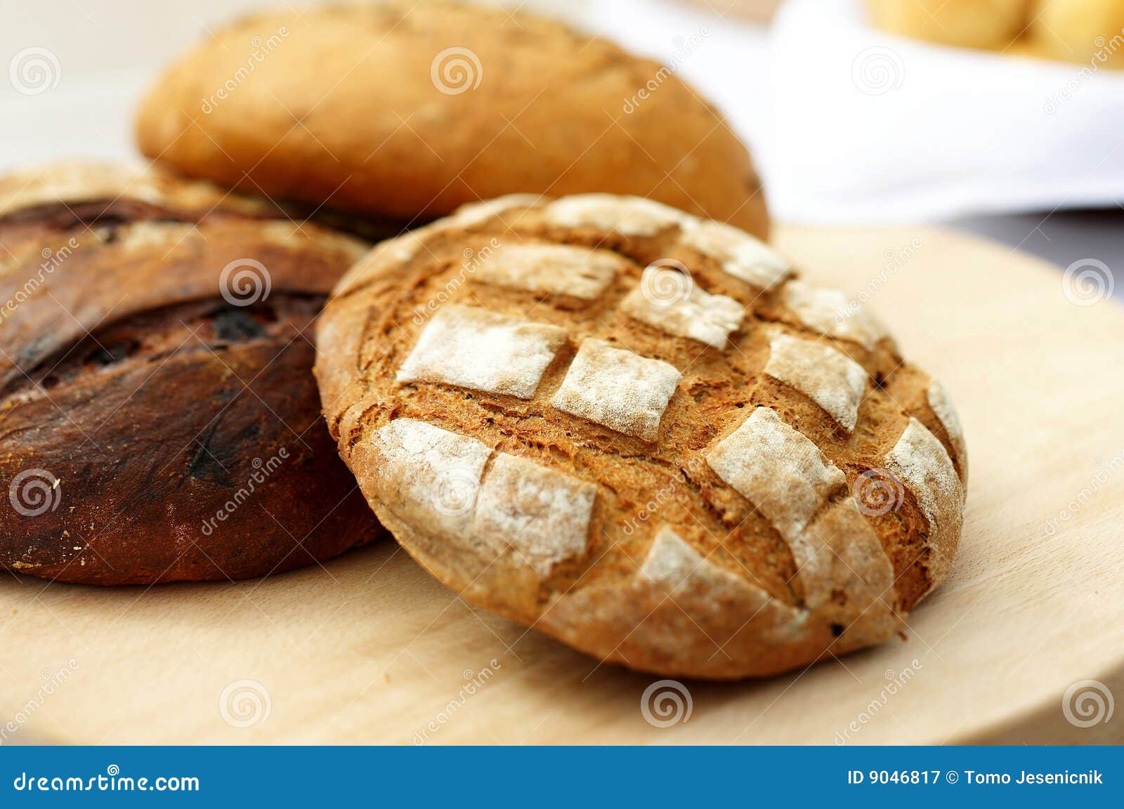 Different Sort of Bread Loaf Stock Image - Image of background, wheat ...