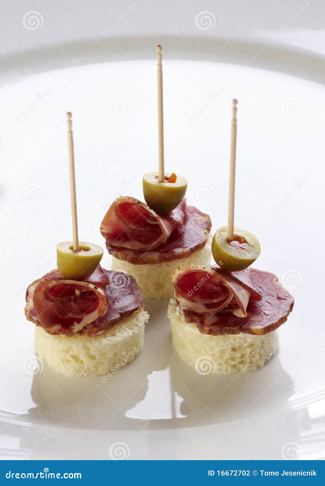 Different sort of canape stock photo. Image of salmon - 16672702