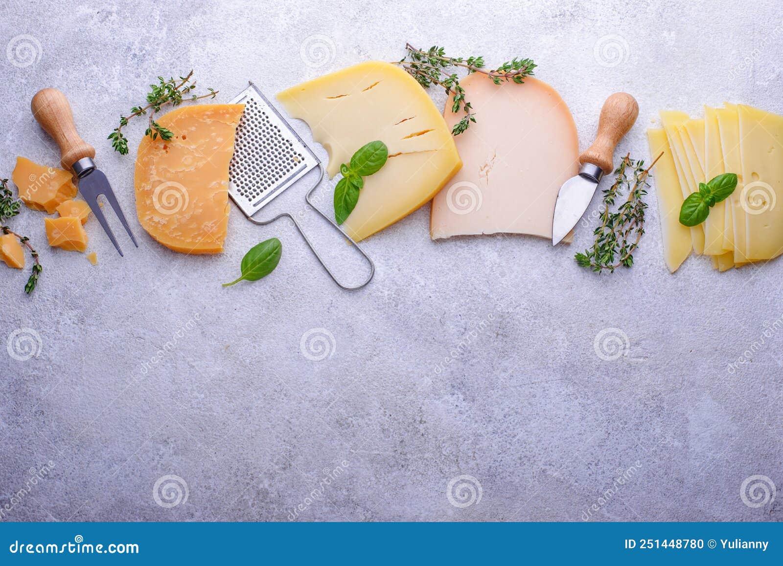 Parmesan, Cheddar, Gouda and Maasdam Cheese Stock Photo - Image of ...