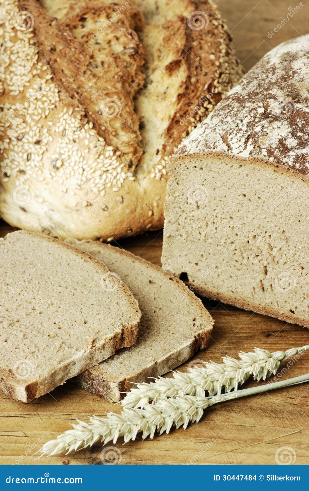 Different sorts of Bread stock photo. Image of baked - 30447484
