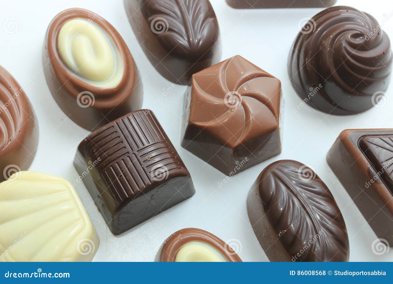 Different Sorts of Chocolates Stock Photo - Image of confectionery ...