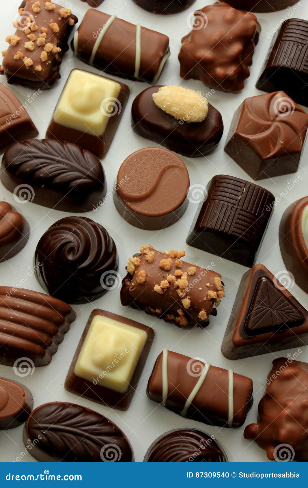 Different Sorts of Chocolates Stock Photo - Image of cocoa, luxurious ...
