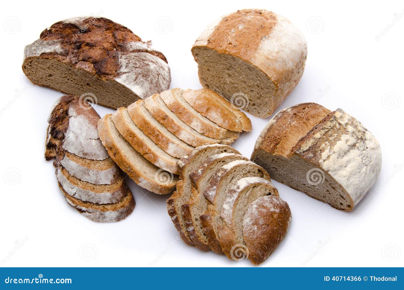 Different Sorts of Sliced Bread Stock Photo - Image of fresh, bread ...