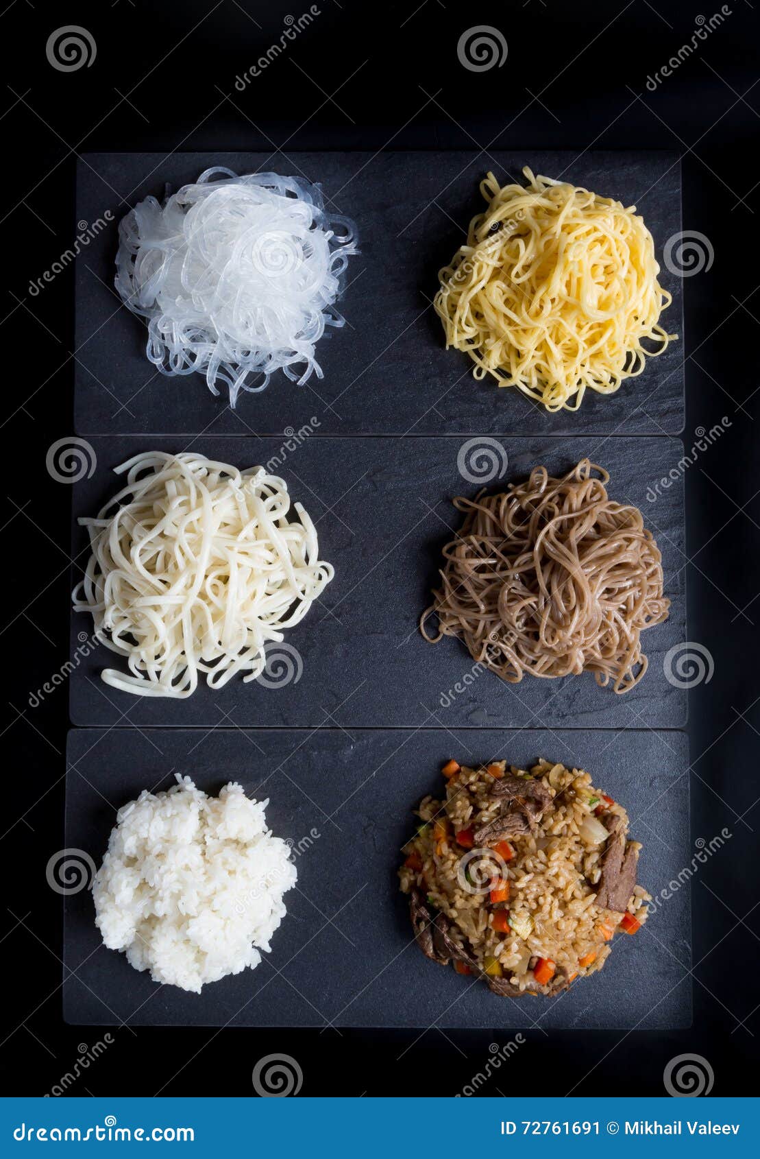 Different Sorts of Wok Basics Stock Image - Image of close, instant ...