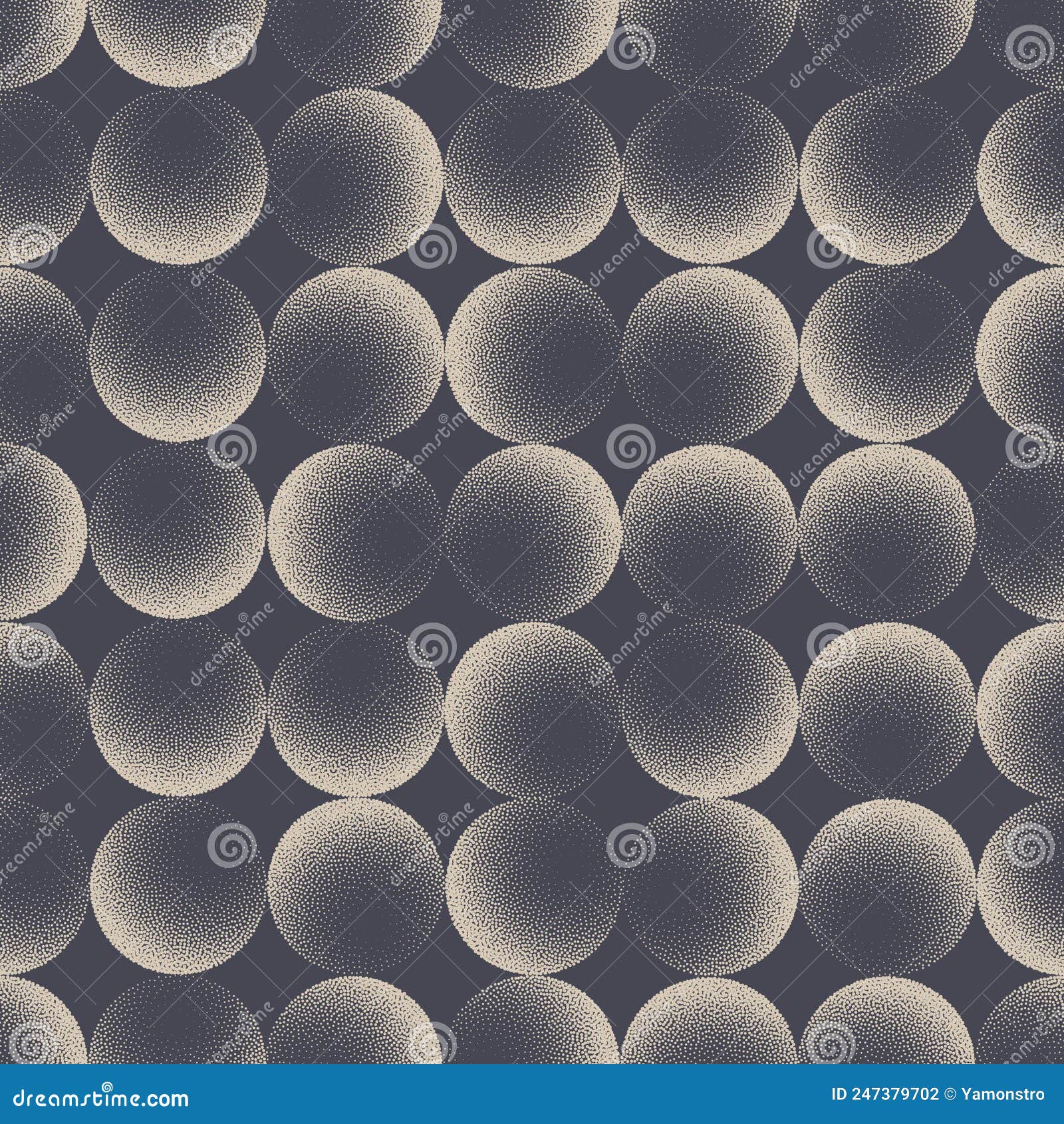 Different Spheres Cool Seamless Pattern Vector Design Trendy Abstract ...