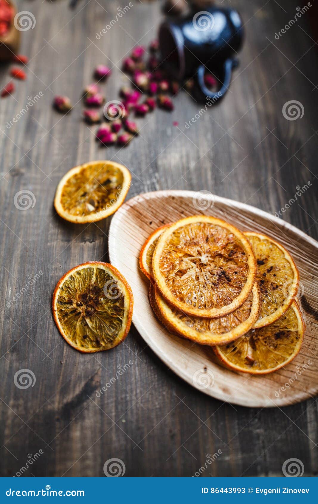 Different Spices, Herbs and Roots View from the Top Stock Image - Image ...
