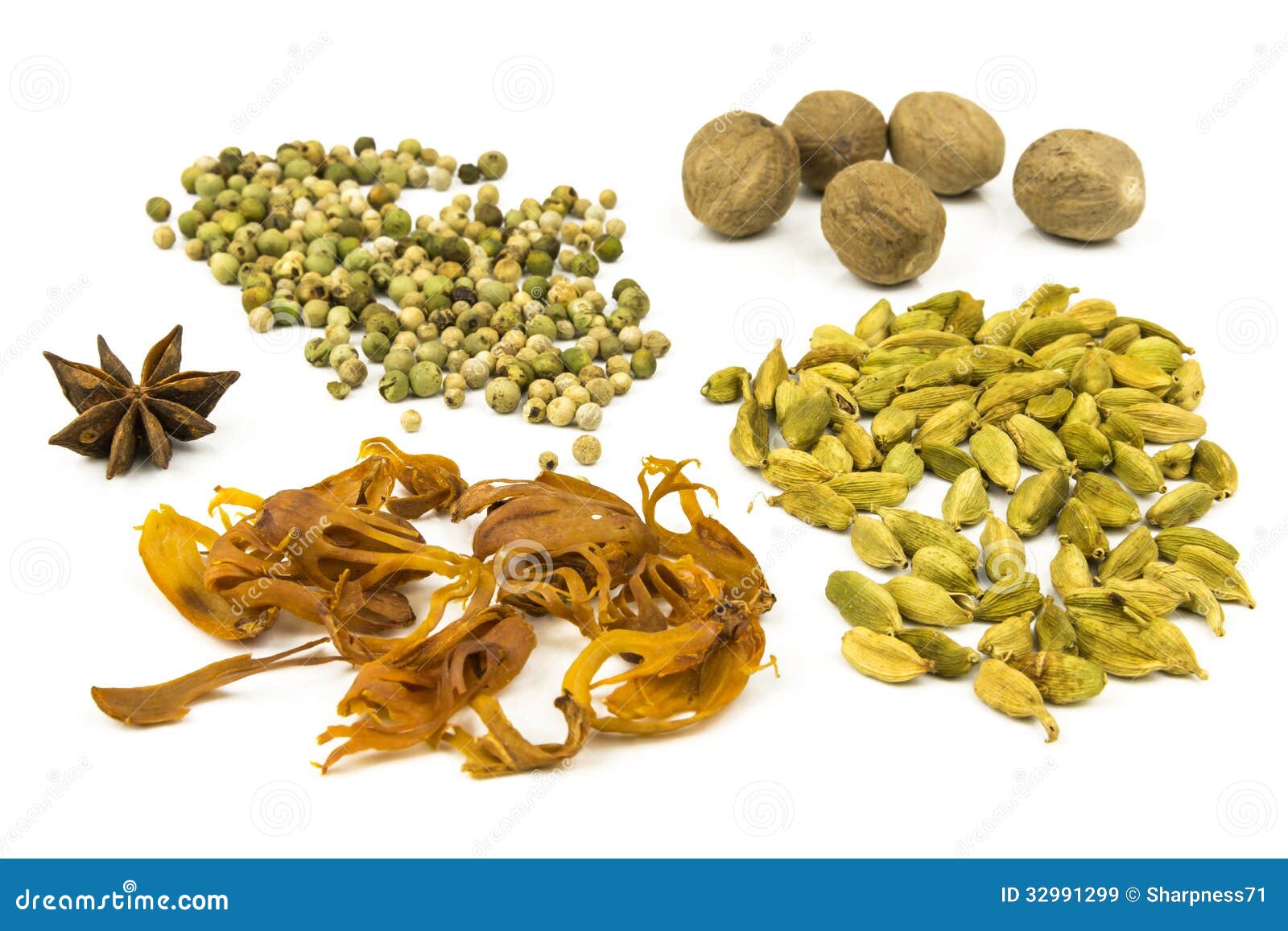 Different spices 7 stock image. Image of pepper, mace - 32991299