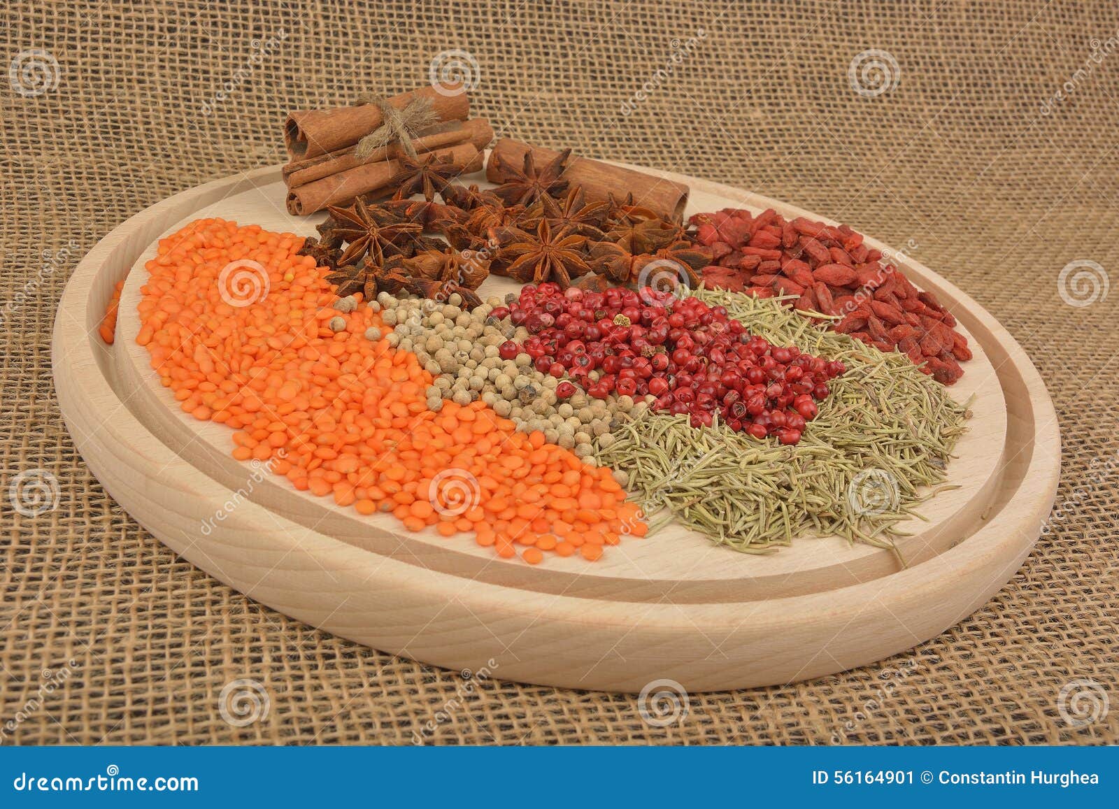 Different spices stock image. Image of nutmeg, close - 56164901