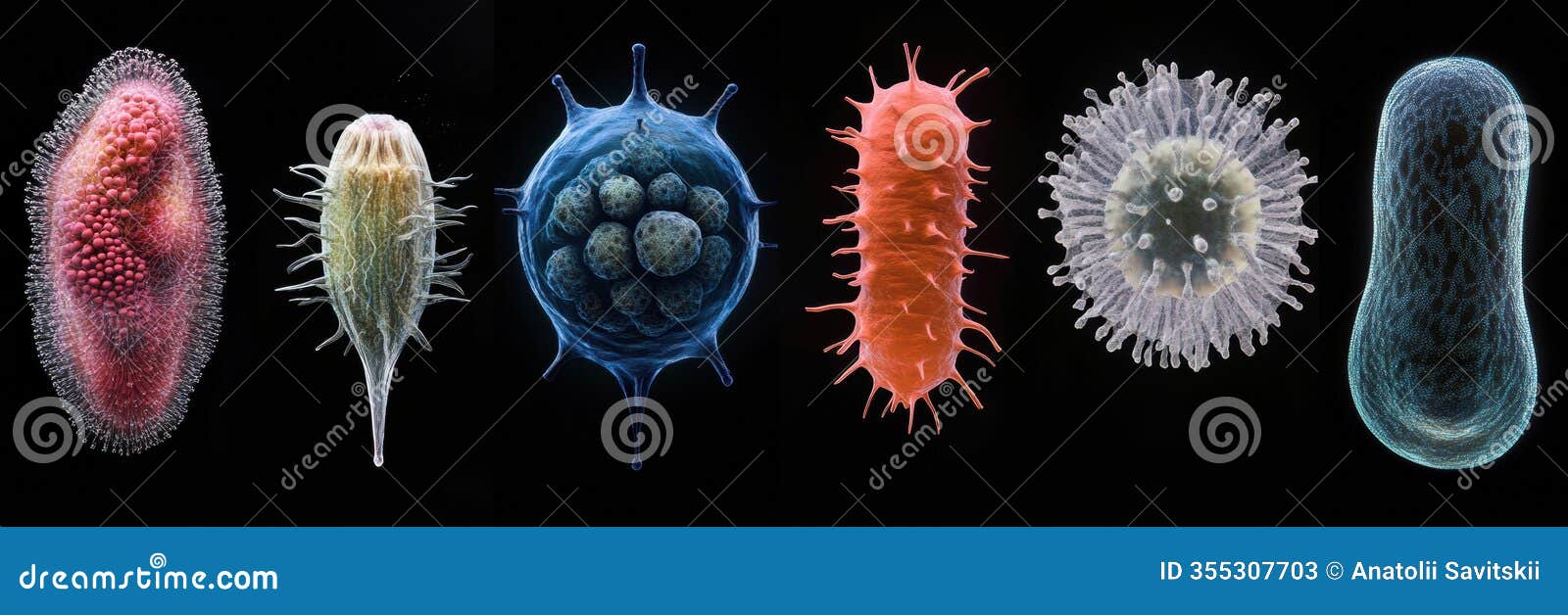 Evolution of Bacteria Displayed through Various Stages of Development ...