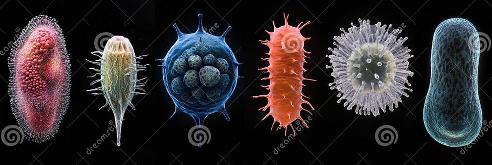 Evolution of Bacteria Displayed through Various Stages of Development ...