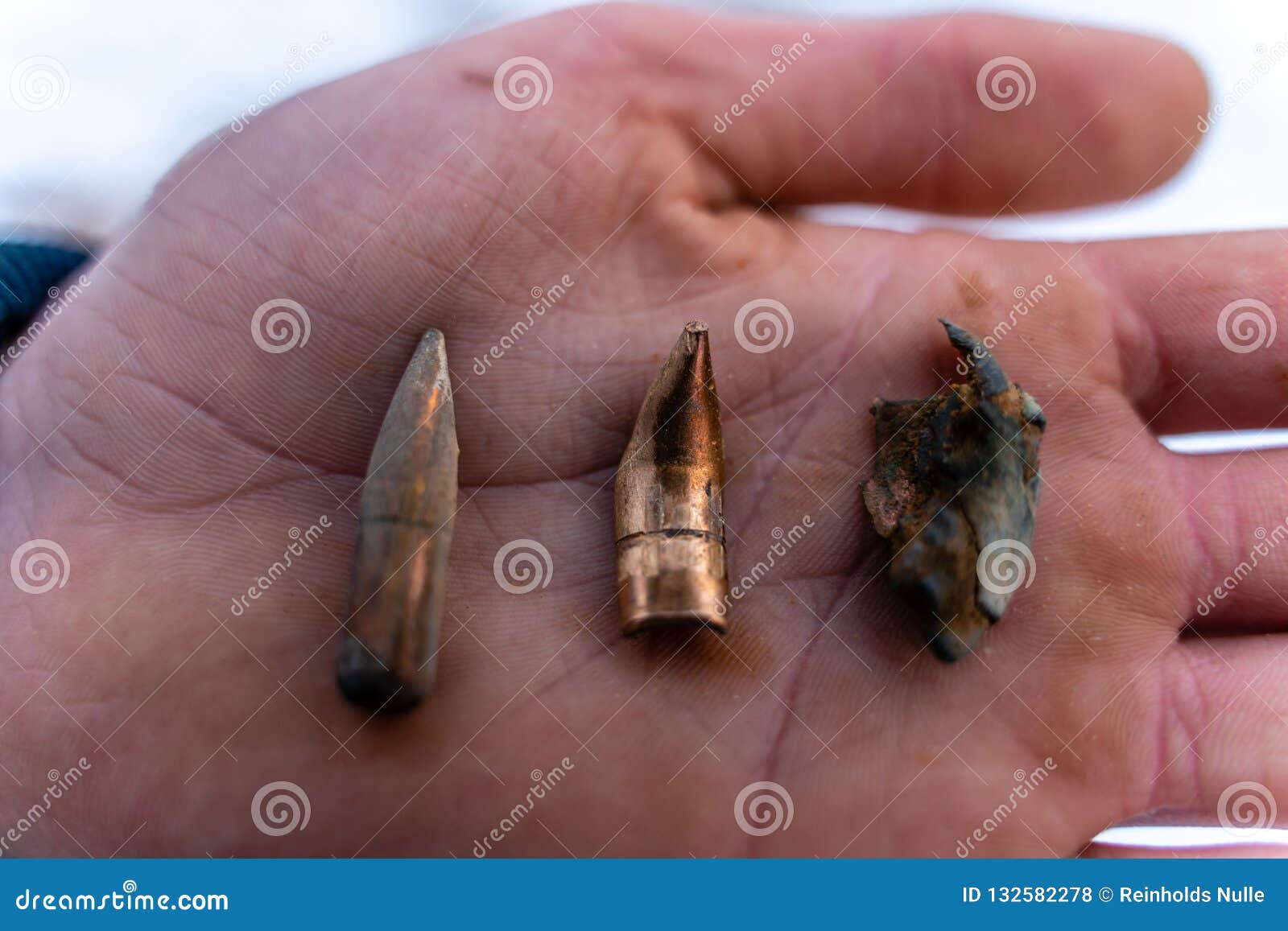 Different Stages and Forms of Bullets after Been Shot - Bent and ...