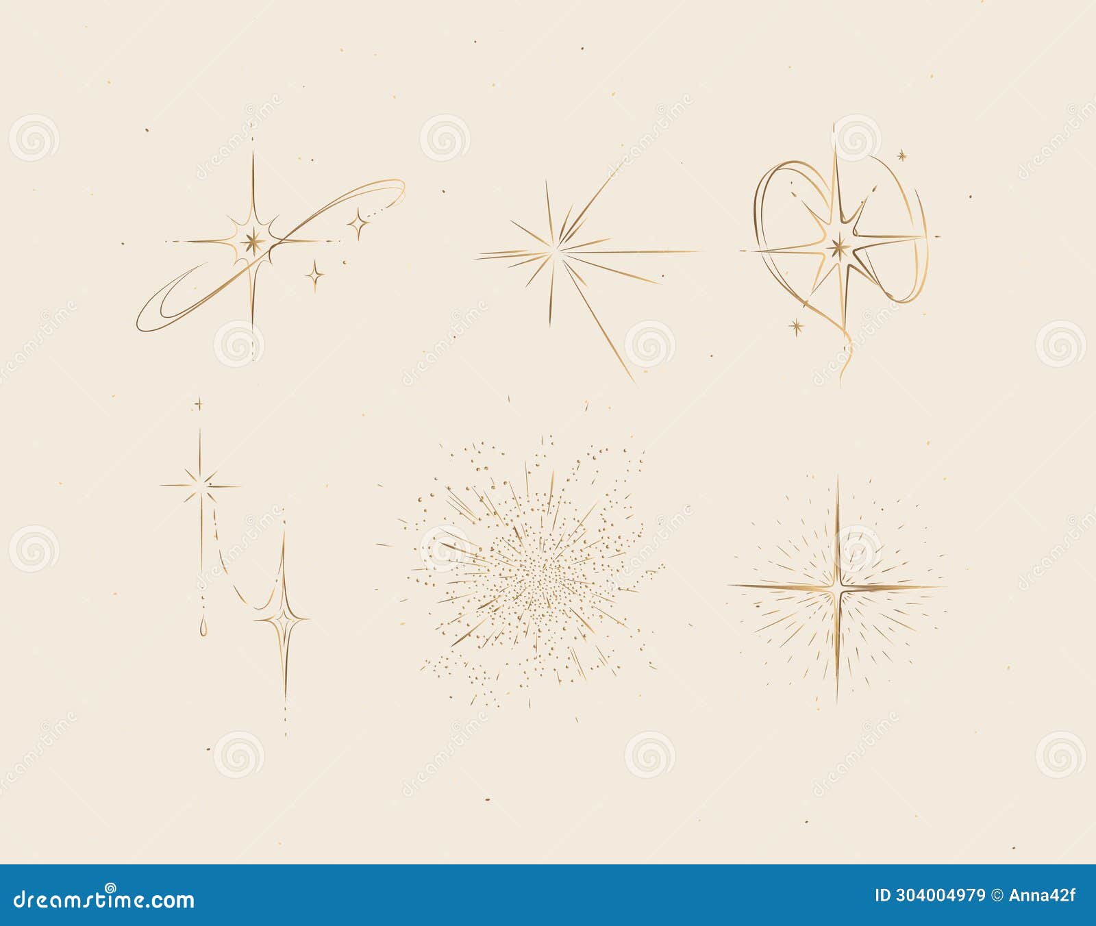 Different States of Stars Beige Bg Stock Vector - Illustration of ...