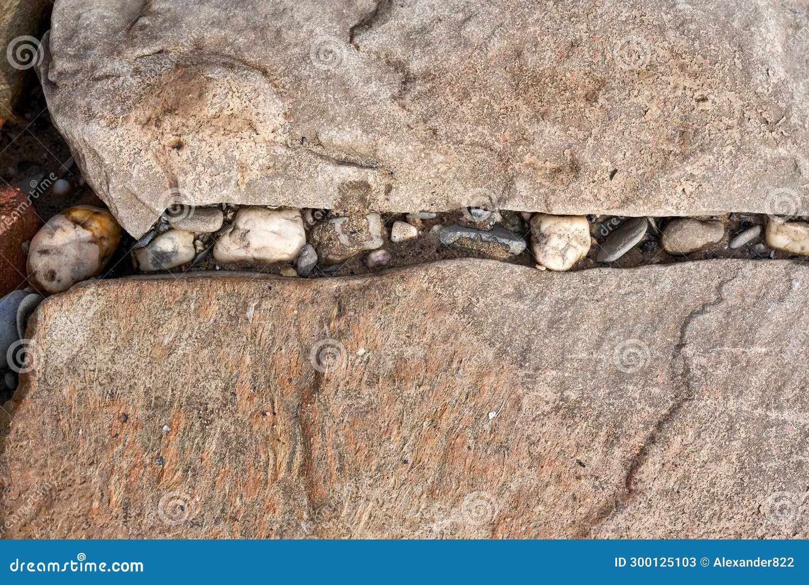 Different Stones Top View for Background. Stock Image - Image of ...