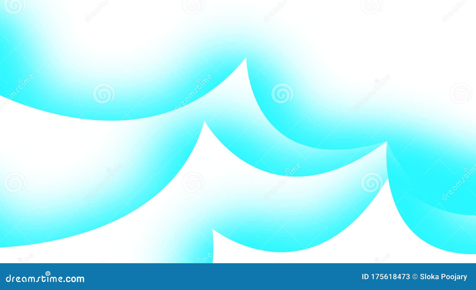 Different Style Waves on White Background ,simple and Decent Looking ...