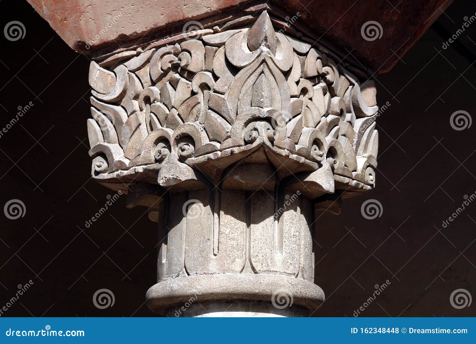 Arabic Columns of Al Andalus, Malaga, Andalusia, Spain Stock Photo ...